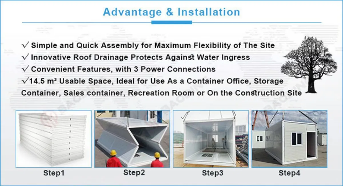 container house homes portable folding shipping container house