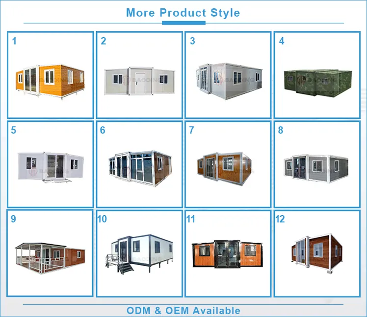 40 ft expandable container house modular prefab houses container house