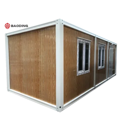 made modern prefab flat pack folding container house