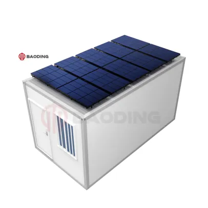 Solar panel container house for living prefab container house solar