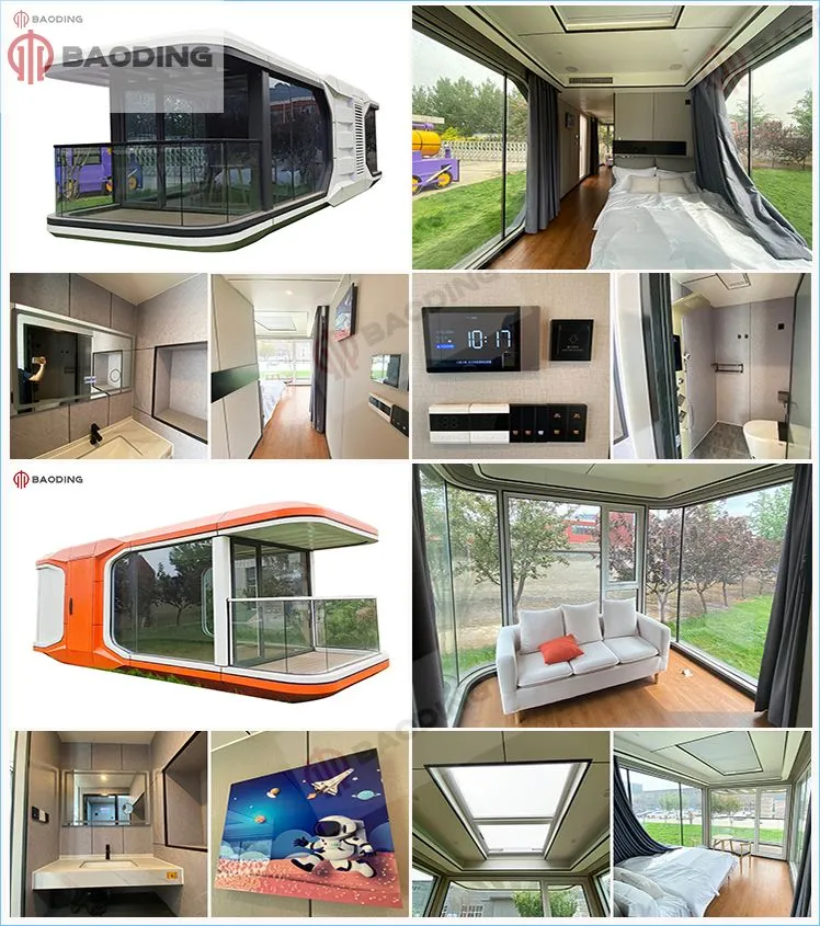 China Manufacture scenic area Luxury space capsule house for hotel