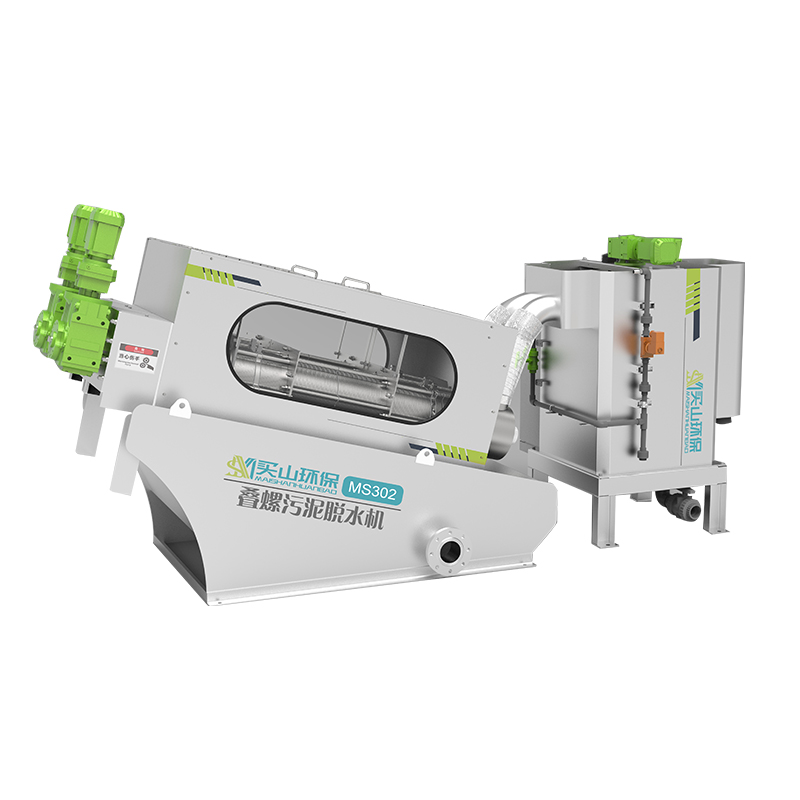 Top Wastewater Treatment Optimized Stacked Screw Sludge Dewatering Machines