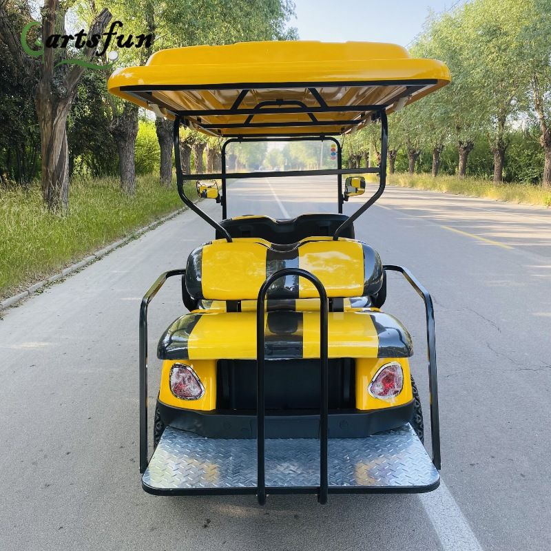 4+2 Seats 4 Wheel Electric Golf Cart