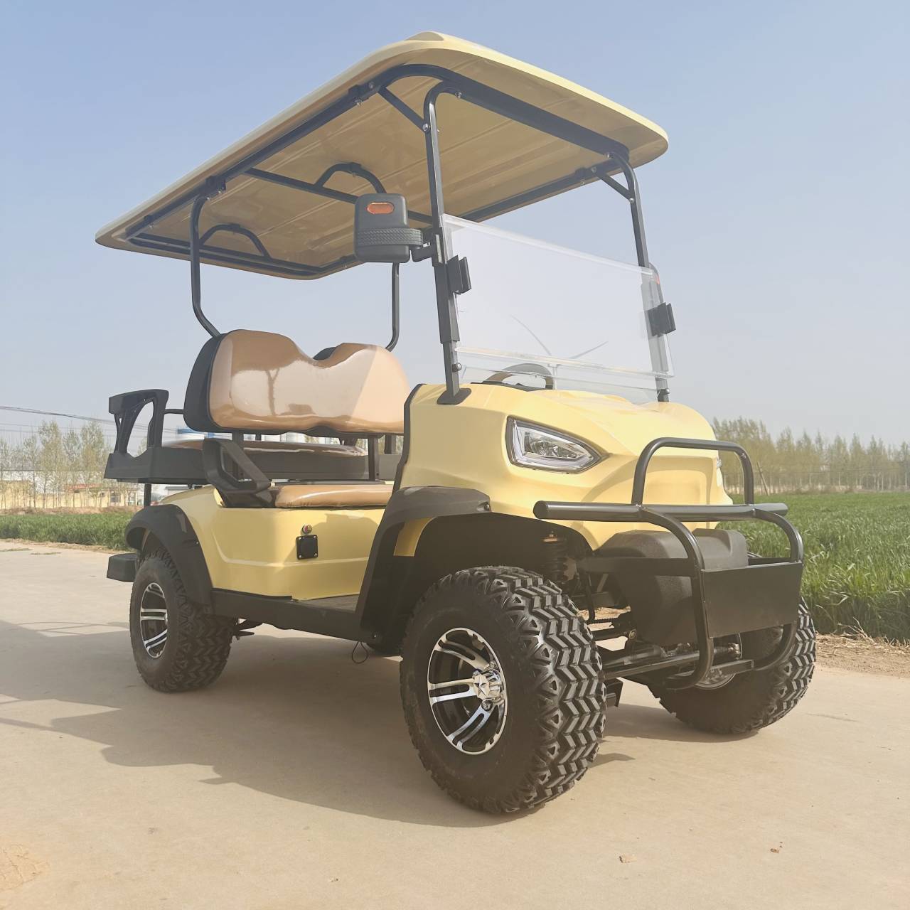 4 seater electric golf cart，4 seat forward facing golf cart