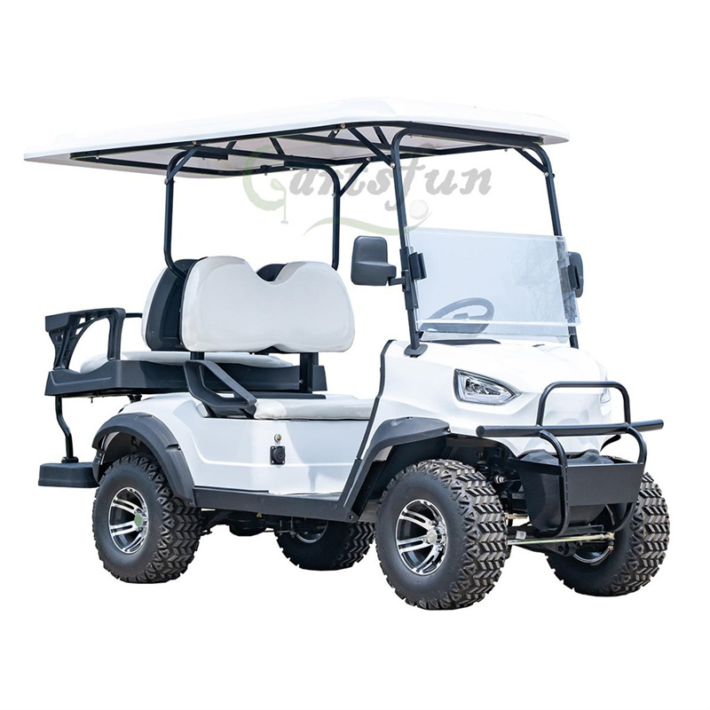 2+2 seater off-road electric golf carts，4 person golf cart