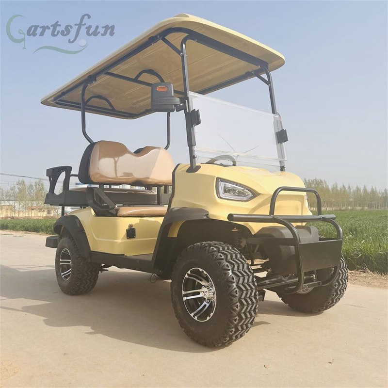 4 seater electric golf cart，4 seat forward facing golf cart