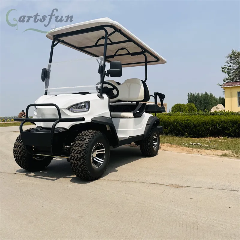 2+2 seater off-road electric golf carts，4 person golf cart