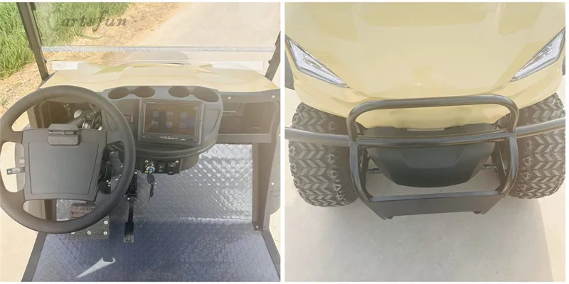 4 seater electric golf cart，4 seat forward facing golf cart