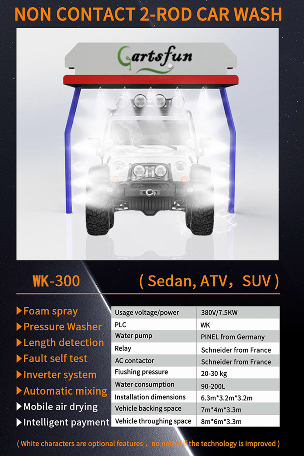 Fully Automatic Car Wash System, Intelligent Car Wash Machine