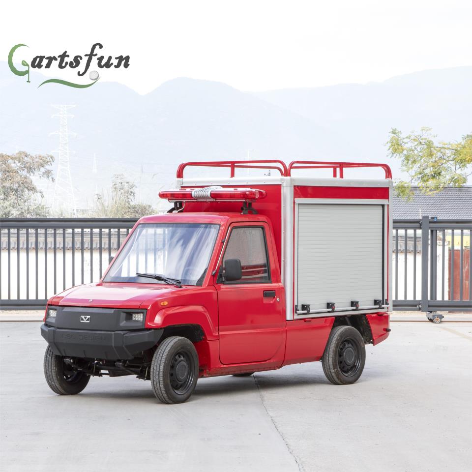 Fire Truck Golf Cart ,2 Seats Utility Golf Cart