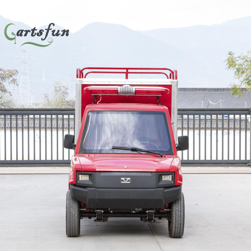 Fire Truck Golf Cart ,2 Seats Utility Golf Cart