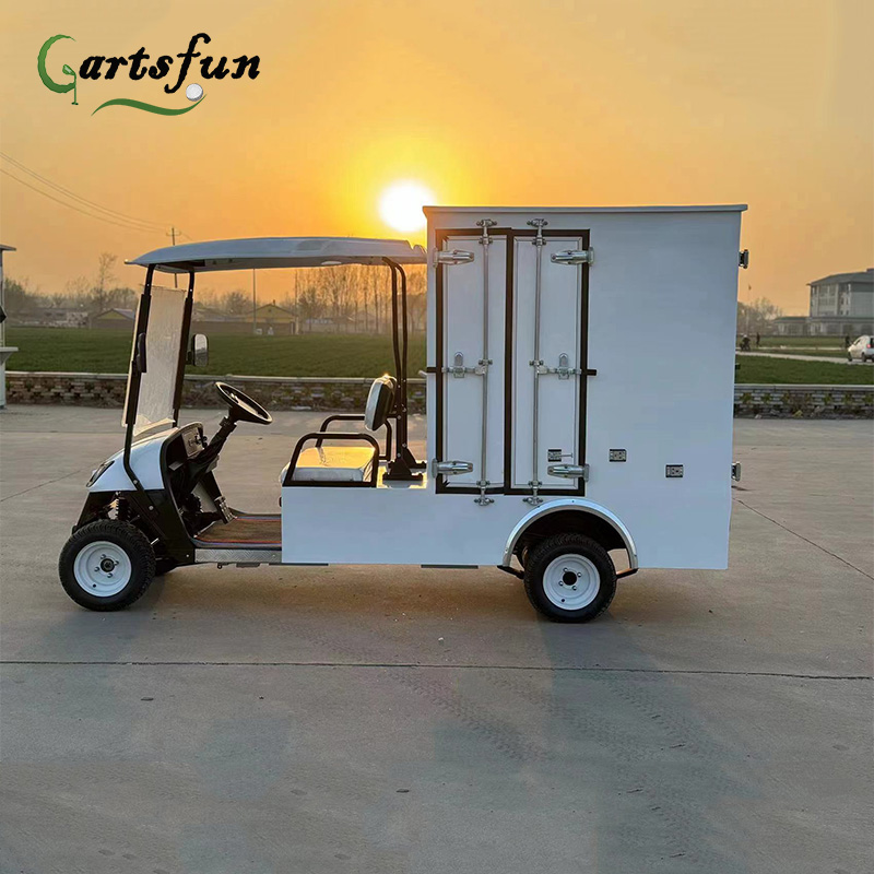 Housekeeping Linen Cart Golf Cart,2 Seats Utility Golf Cart