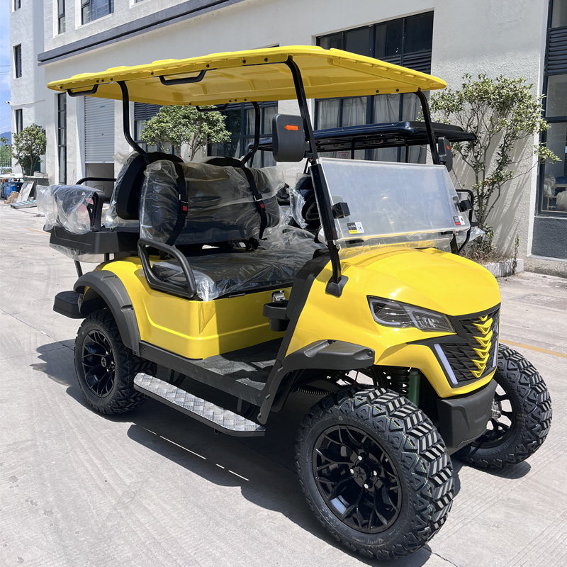 4 Seats Golf Cart,2+2 Seats Gas Power Golf Cart