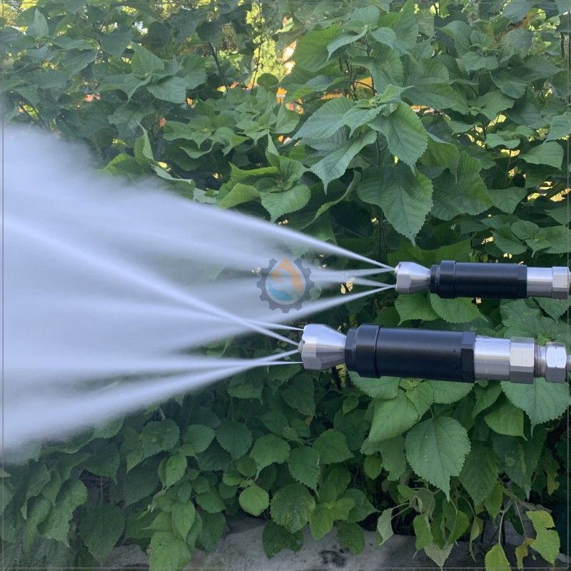 Yuefan Self-Rotating Surface Cleaning Tool Install in Spray Gun