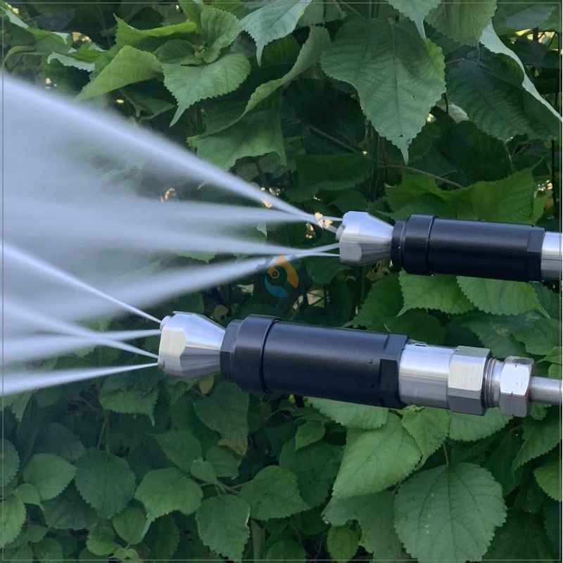 Yuefan Self-Rotating Surface Cleaning Tool Install in Spray Gun
