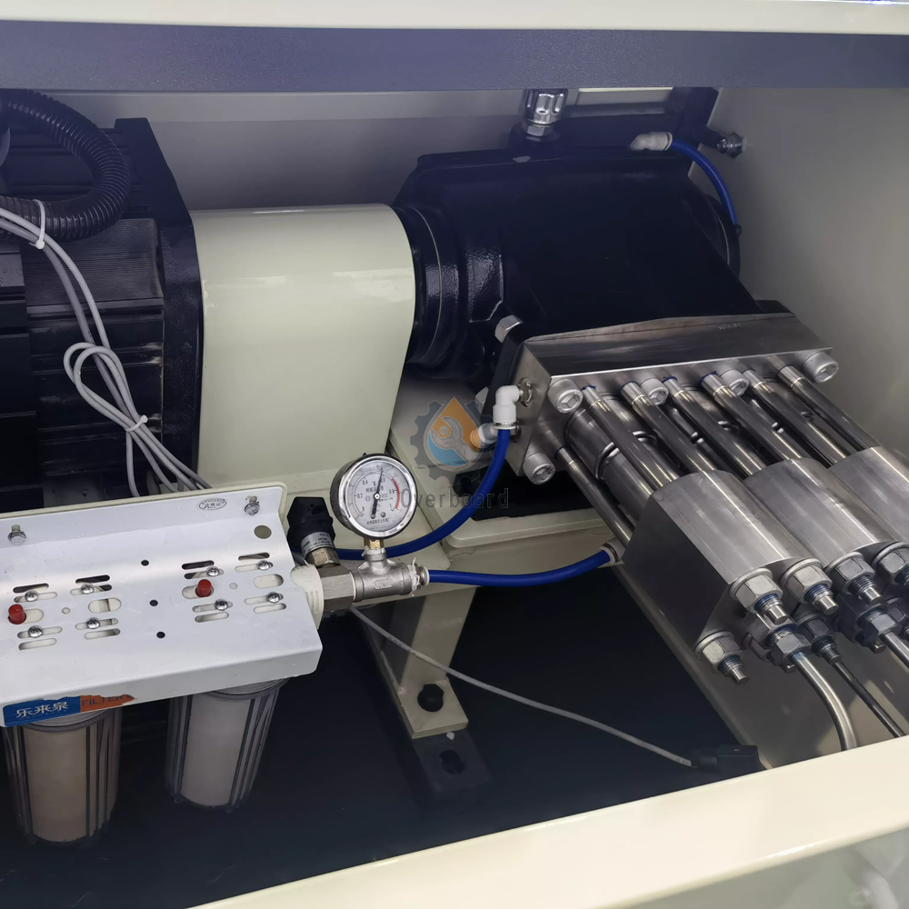 Waterjet machine intensifier direct drive pump high pressure waterjet ...