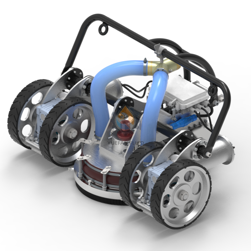high pressure washing robot