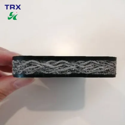 PVC fire resistance solid woven conveyor belt