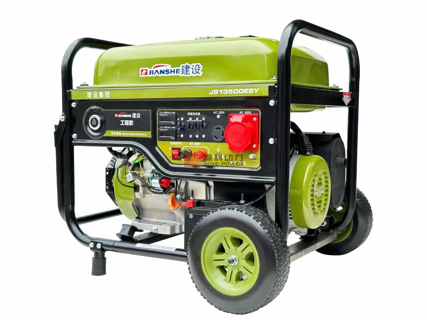 petrol and gas generator