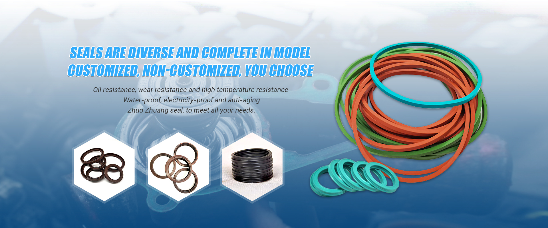 Silicone Rubber Ring, Double Split Oil Sea Supplier