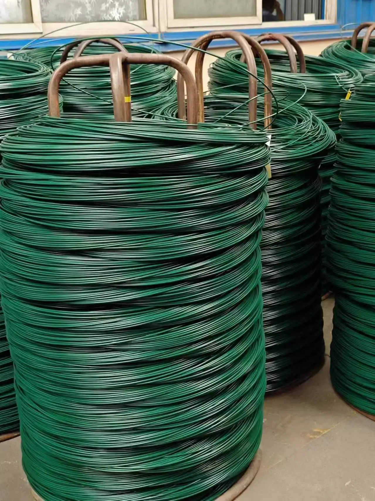 PVC PE coated steel wire, pvc wire, pe wire
