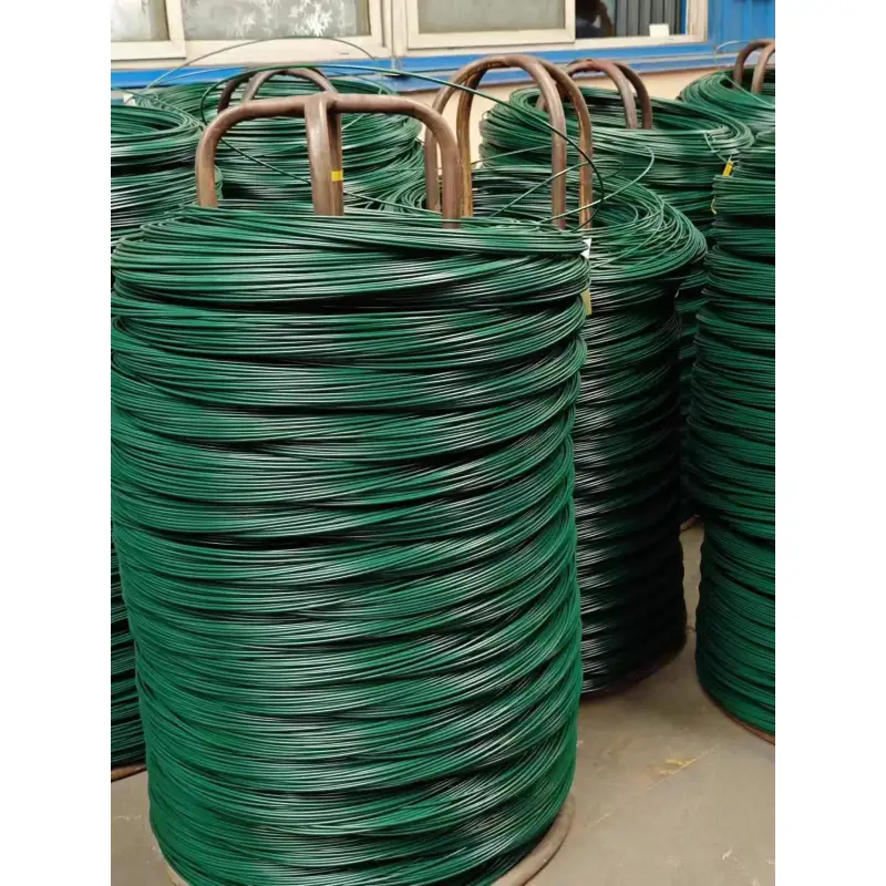 PVC PE coated steel wire, pvc wire, pe wire