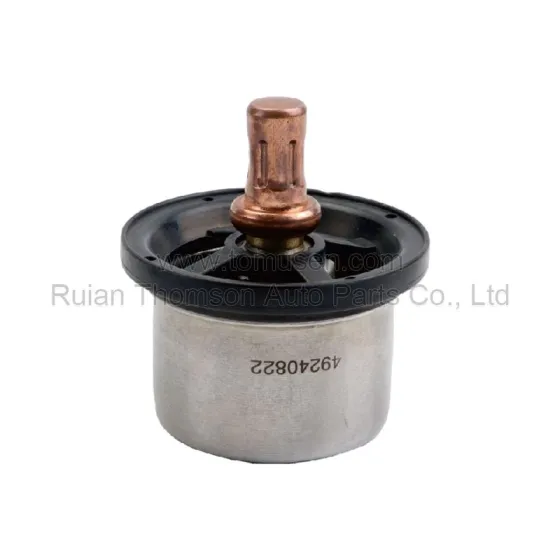 Engine cooling system car wax thermostat