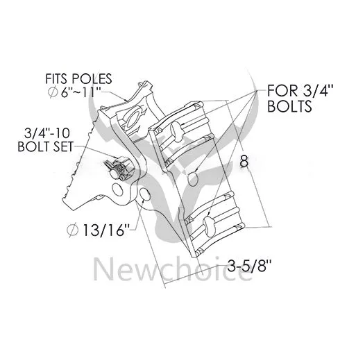 Pole Brace Made In China_NewChoiceElecPower.com