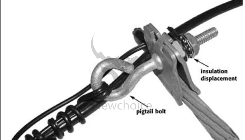 Pole Line Hardware Pigtail Bolt