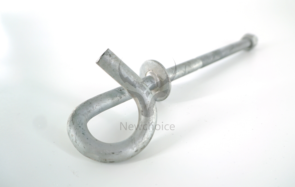 Pole Line Hardware Pigtail Bolt