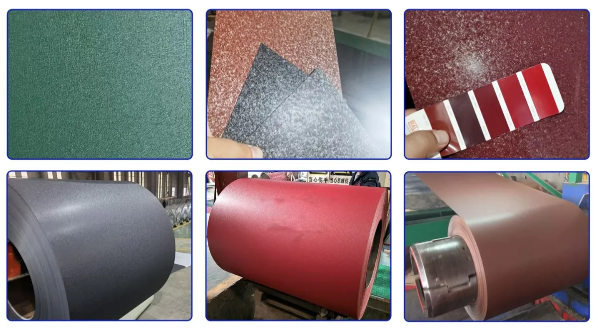 Prepainted Wrinkle Steel Coils(MATT)