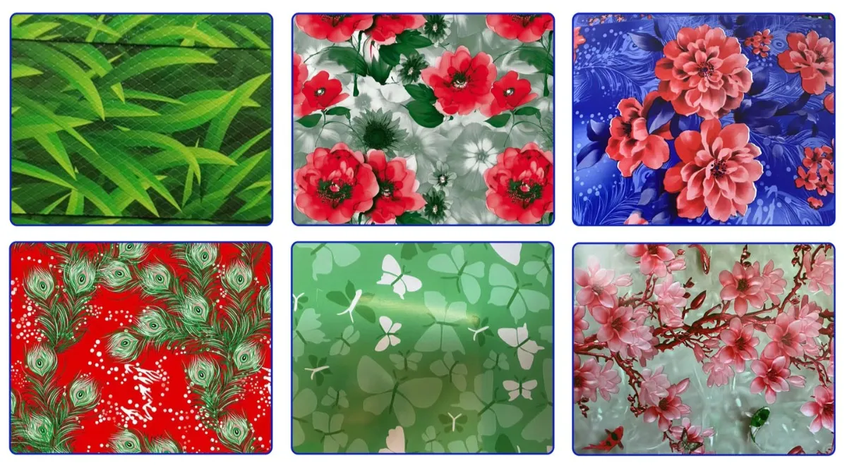 Flower Cold Rolled Prepainted Steel Coil| Wooden/ Pattern Printed Design