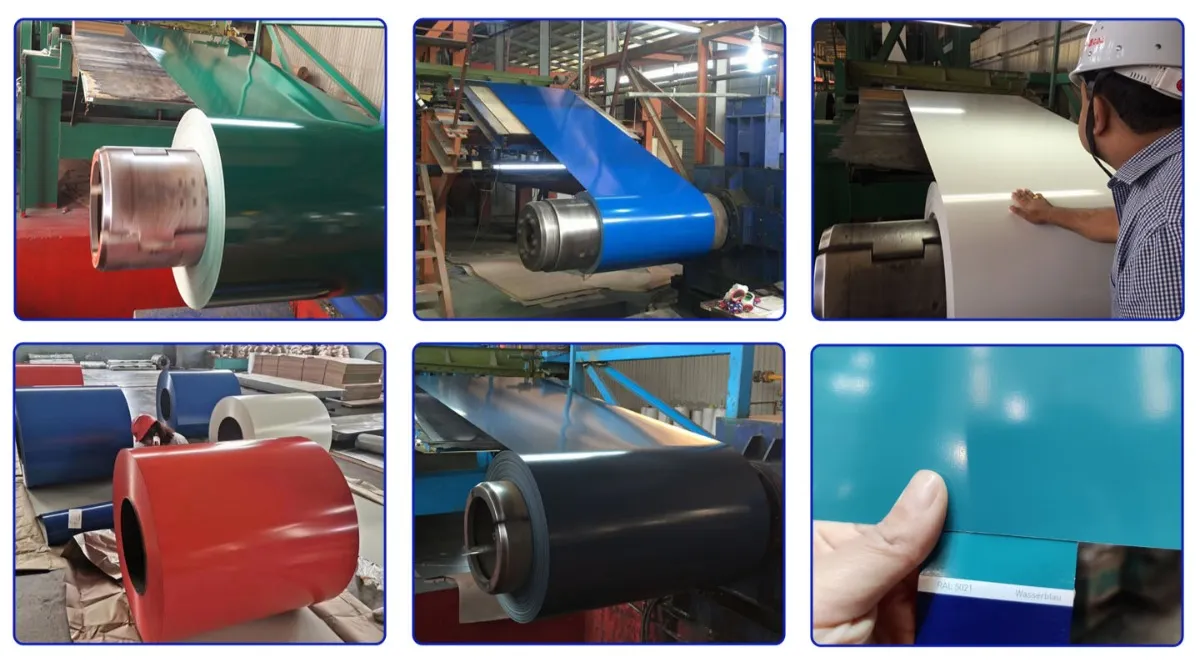 Colored Prepainted Galvanized Steel Coil For Roofing Sheets