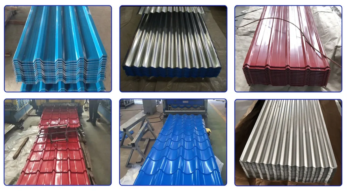 836mm Width Corrugated Galvanized Steel Roofing Sheet