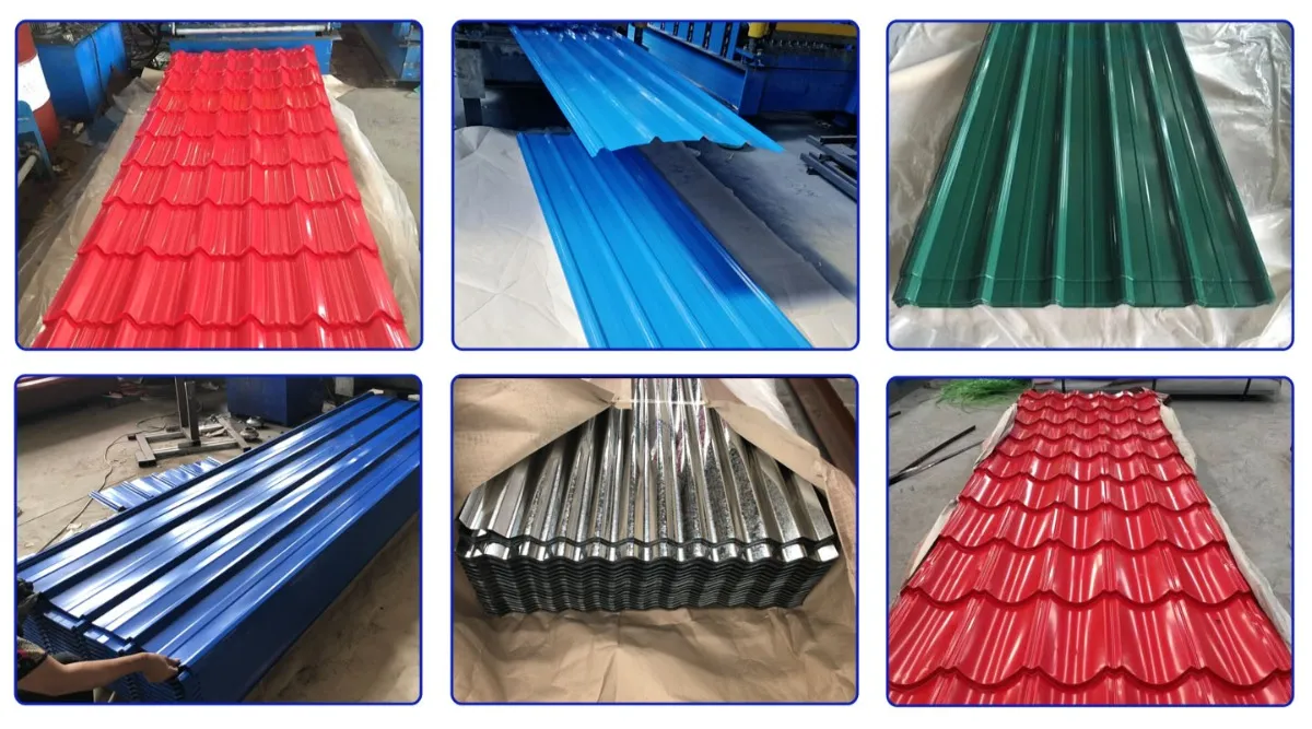 840mm Width(T-type) PPGI Roofing Sheet
