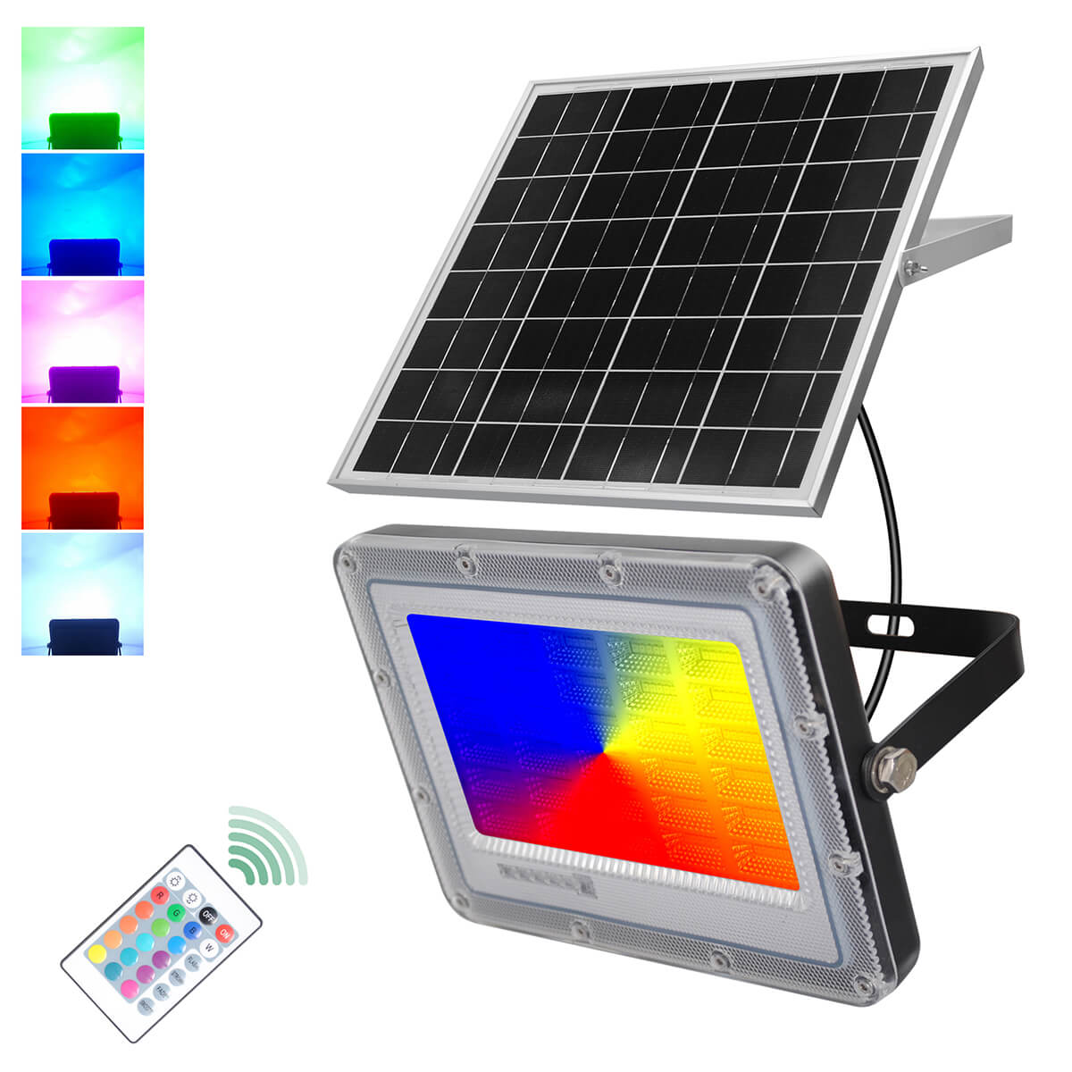 RGB Solar Flood Light HS-HL02（50W / 100W / 200W）