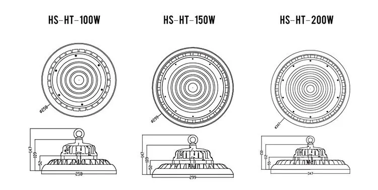 HS-DH LED Highbay Light（100W / 150W / 200W）