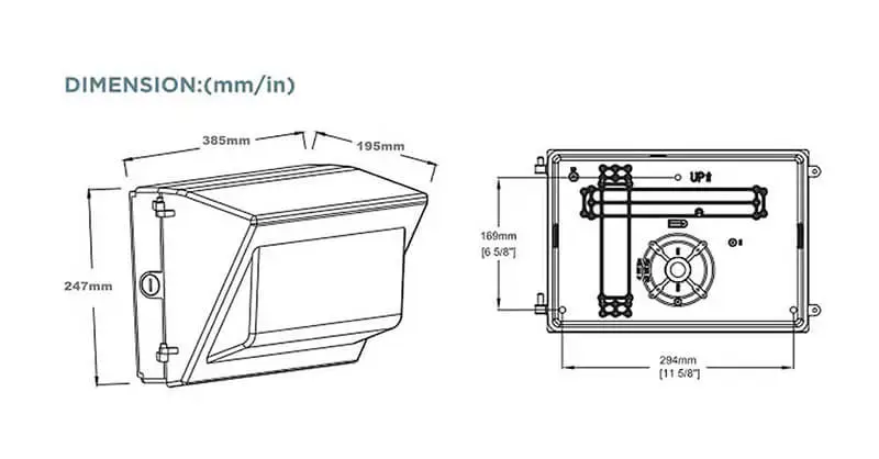 HS-WP LED Wall Light （50W / 70W / 100W / 120W）