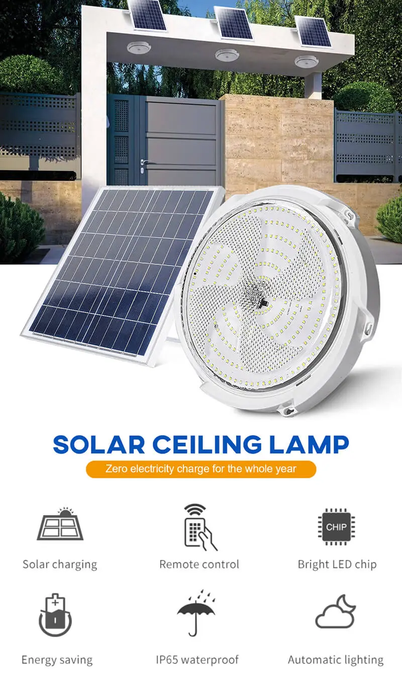 HS-SCL Solar LED Ceiling Light（100W / 200W / 300W / 400W / 500W）