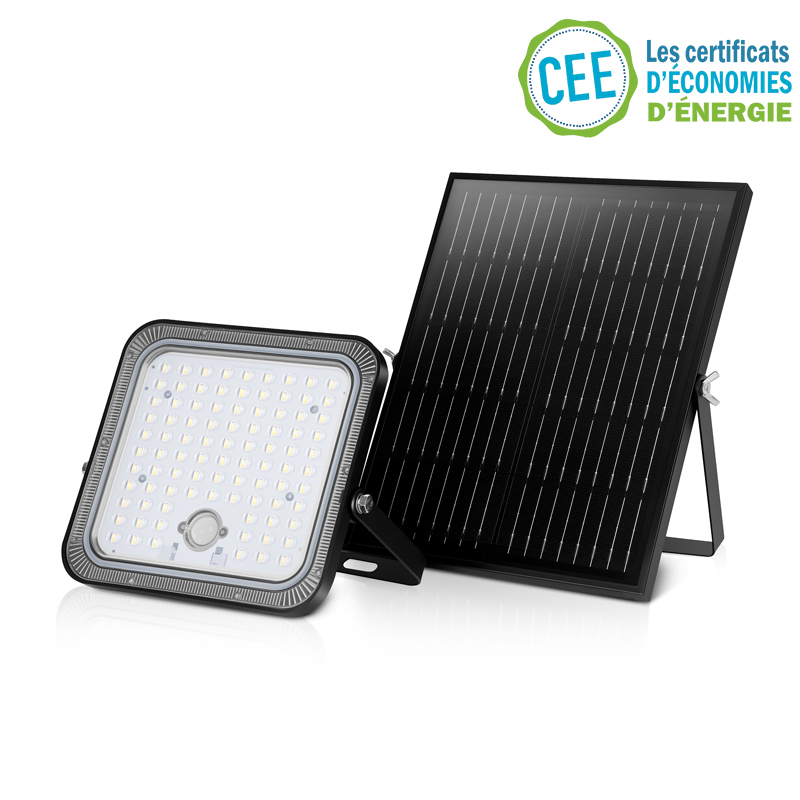 HB03 Solar Flood Light with Motion Sensor and 3000K Lighting for ...