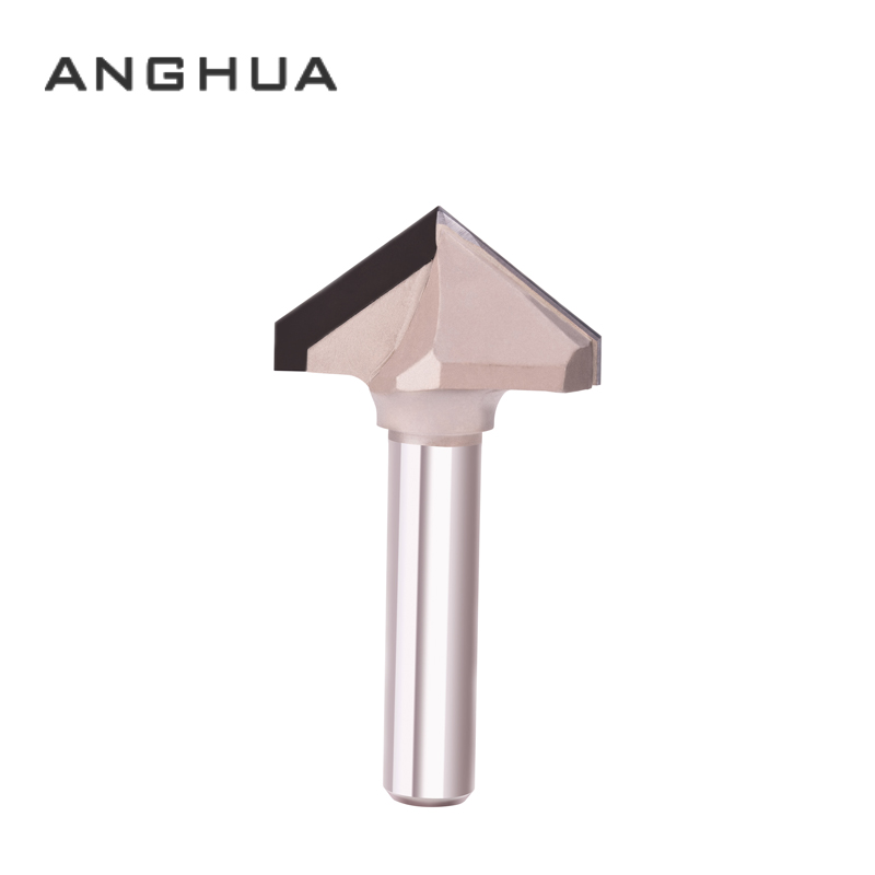 Diamond-Tipped V120 V-Groove Router Bit