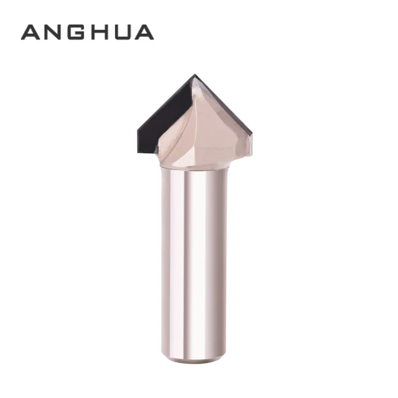 Diamond-Tipped V90 V-Groove Router Bit For CNC Routers