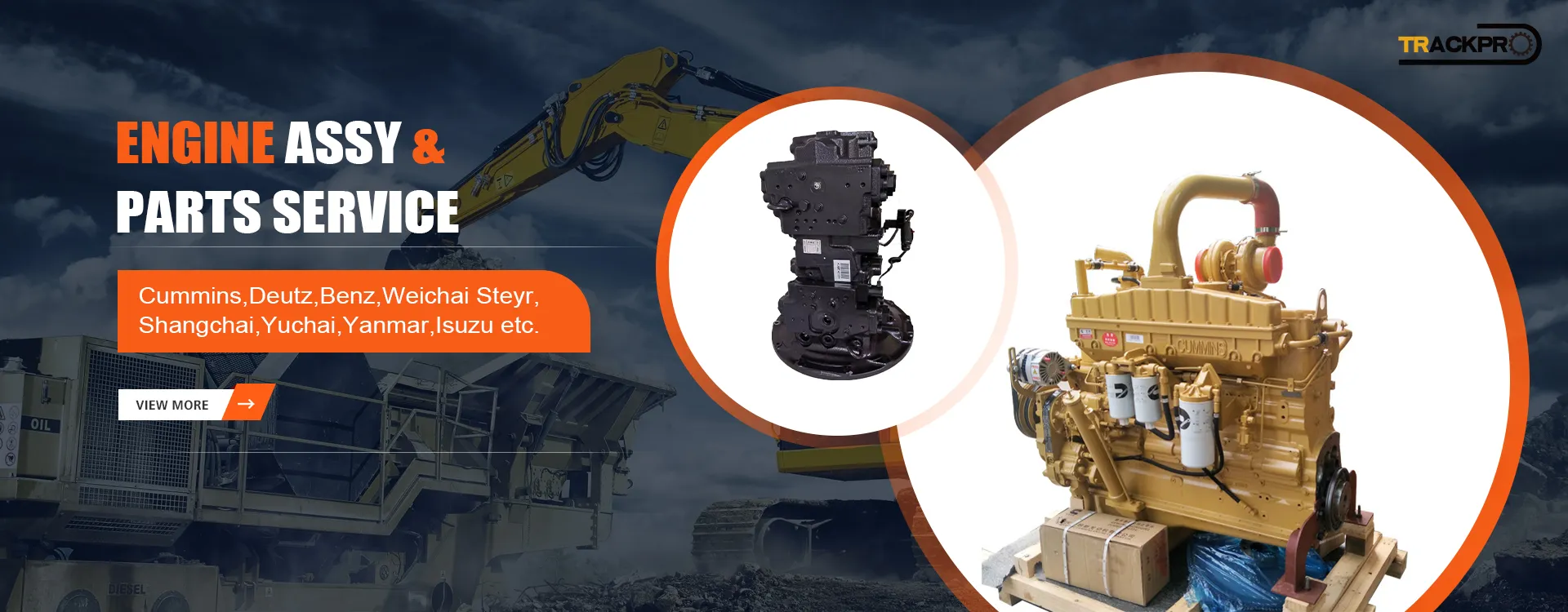 Complete Undercarriage, Rubber Pad Exporter