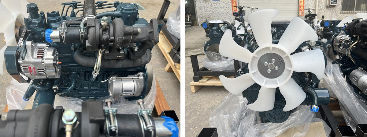 Kubota V1505-T Engine Assy for Construction/Mini Machinery
