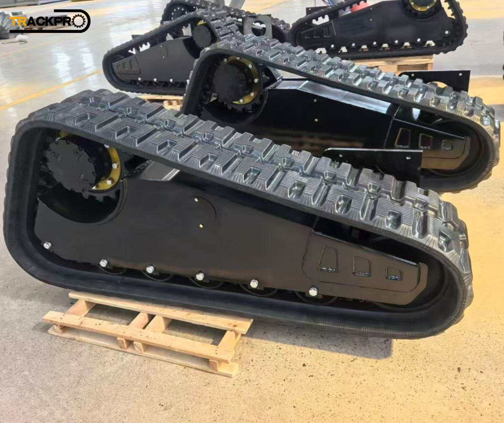 Skid Steer-Specific Rubber Track Undercarriage Supports Customize