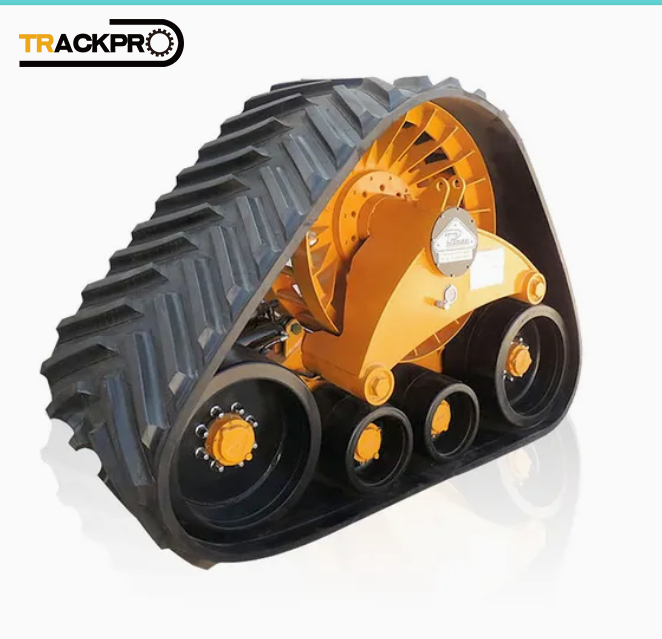 Half-supported chain-type triangular crawler wheel chassis