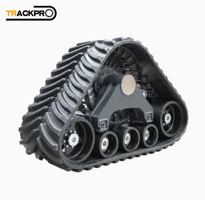 Crawler Tractor Triangle Rubber Track Chassis Assembly