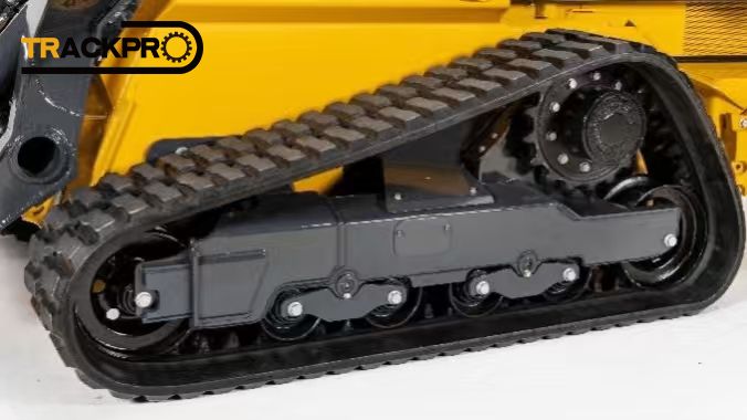 Triangular Sliding Type Loader Rubber Tracked Chassis