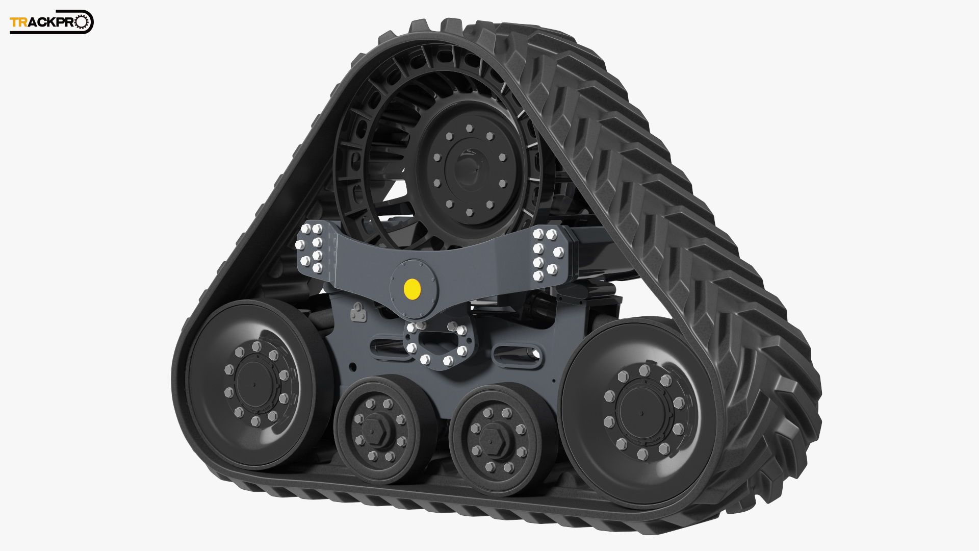 Wear-Resistant Triangle Track Chassis – Fits Bulldozer