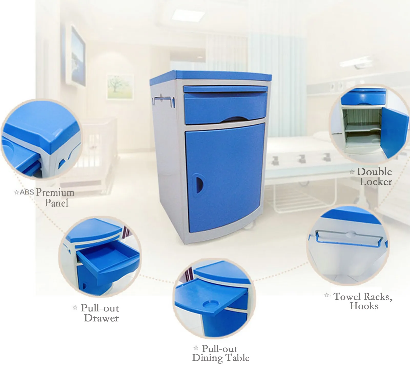 Hospital Bedside Cabinet,bedside cabinet hospital